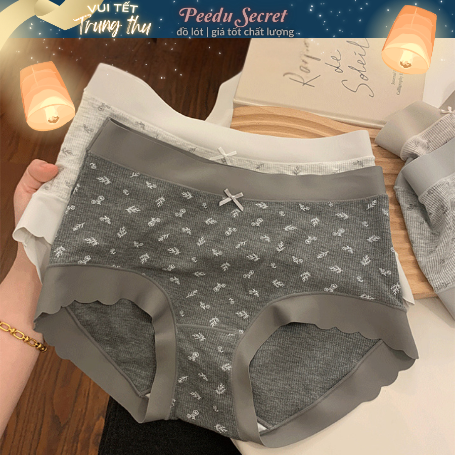Combo 3-5 Quần lót nữ mặc cực sướng cotton thoáng khí ôm trọn vòng 3 ...