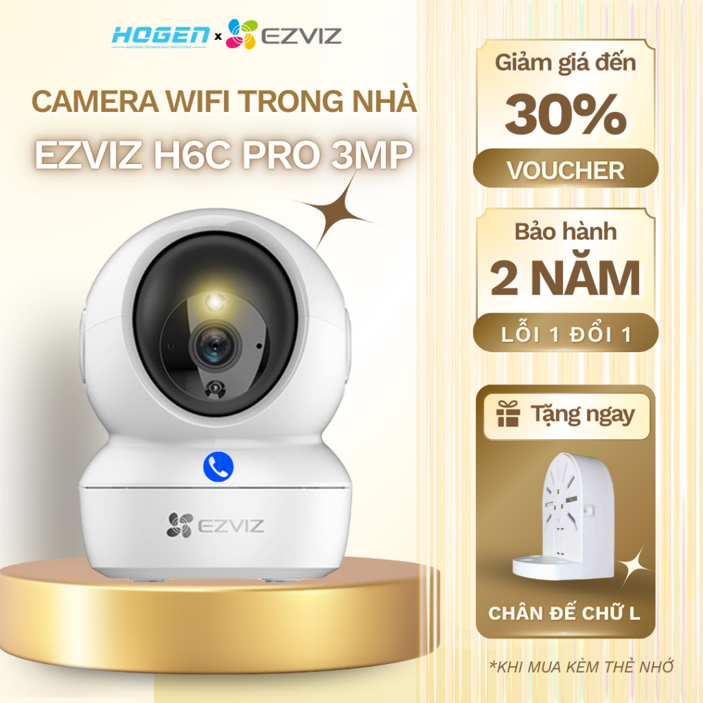 Camera Wifi Trong Nhà Ezviz Xoay 360 C6N,H6C PRO, H7C 3K/2K/1080 FULL HD - Bảo Hành Chính Hãng ...