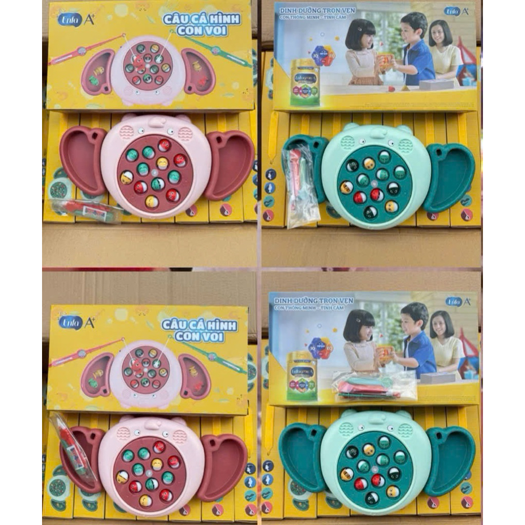 Bộ đồ chơi Câu Cá hình con voi Cho Bé có nhạc | Shopee Việt Nam
