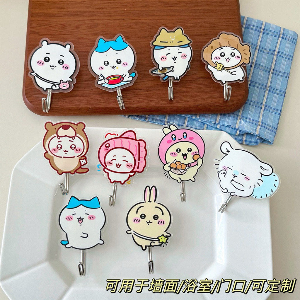 Móc dán tường Móc treo đồ treo chìa khoá bằng Acrylic hoạt hình ...