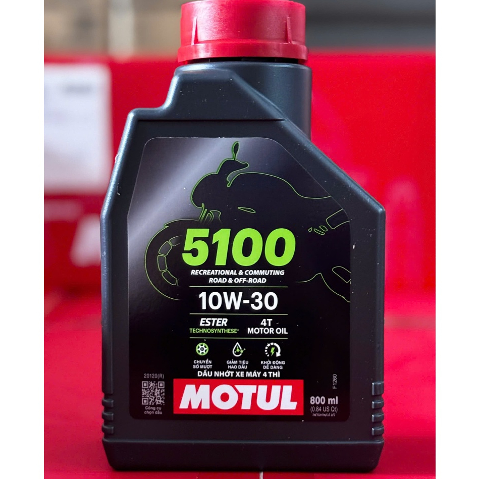 Nhớt Motul 5100 4T 10W30 sử dụng cho động cơ xe máy 4 thì (910018 ...