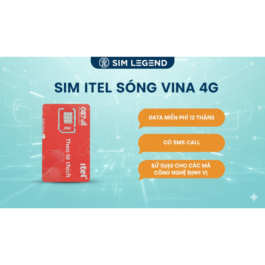 Sim 4G Itelecom Định VỊ IOT hạn năm | Shopee Việt Nam