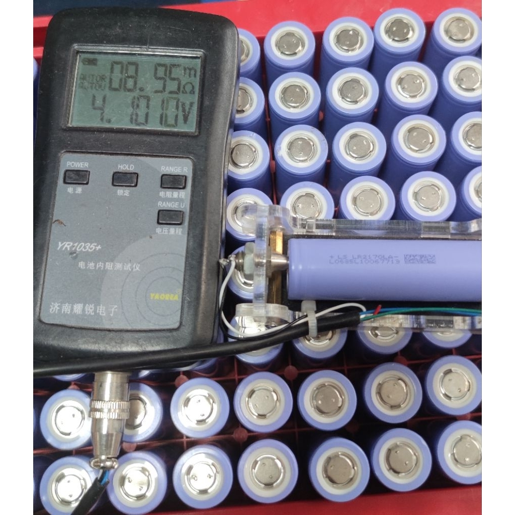 cell pin 21700 LS LA lishen 4000mah xả 10C 40A tháo thiết bị nt 8 9 ...