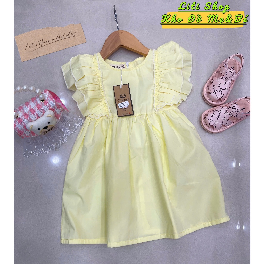 VÁY TK THKIDS-CHẤT LIỆU KATE SANG XINH CHO BÉ 10-30KG | Shopee Việt Nam