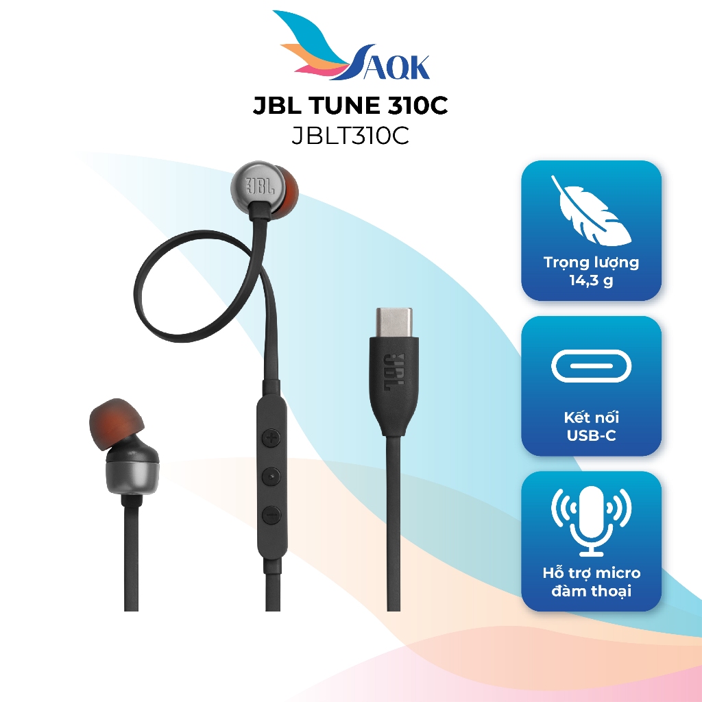 Tai nghe có dây In-ear JBL Tune 310C JBLT310C - Hàng chính hãng ...