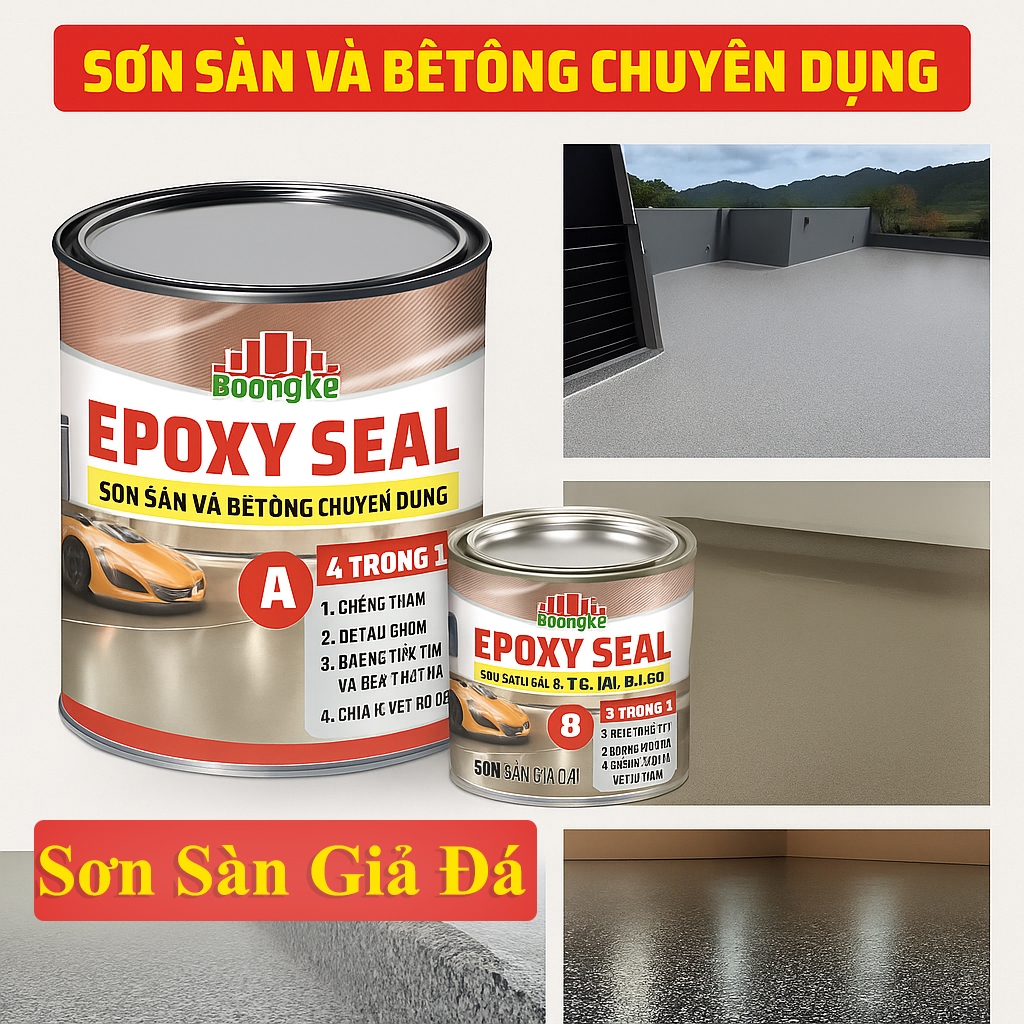 Sơn Sàn Giả Đá Trên Bê Tông Epoxy Bộ nên Gạch men, betong, sàn shop bộ ...