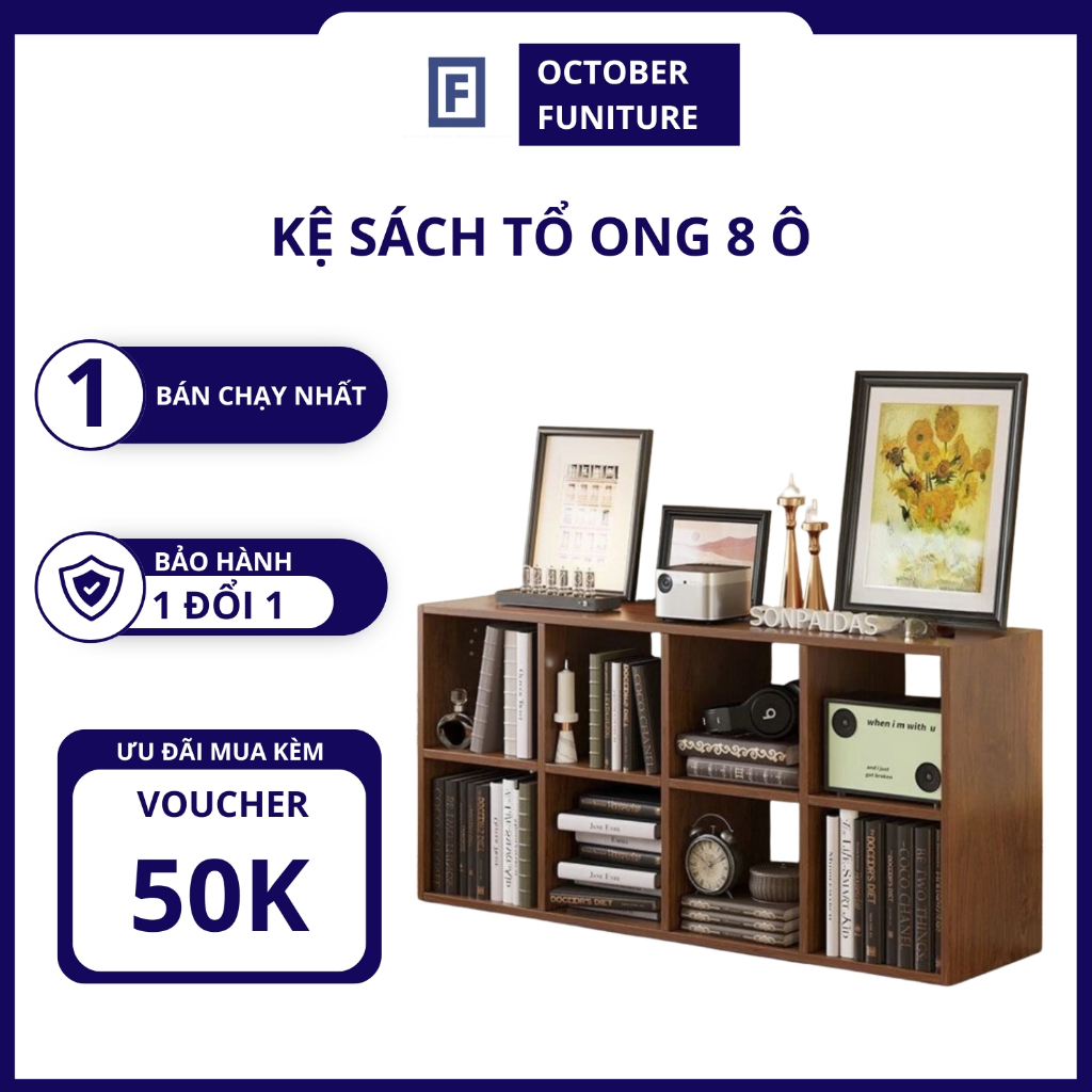 Kệ để sách kệ tổ ong 8 decor diện tích lớn để đồ tiện lợi | Shopee Việt Nam