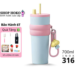 Ly giữ nhiệt Candy 710ml inox 316 có ống hút bình nước giữ nhiệt ShopHoKo mẫu mới 2025 | Shopee ...