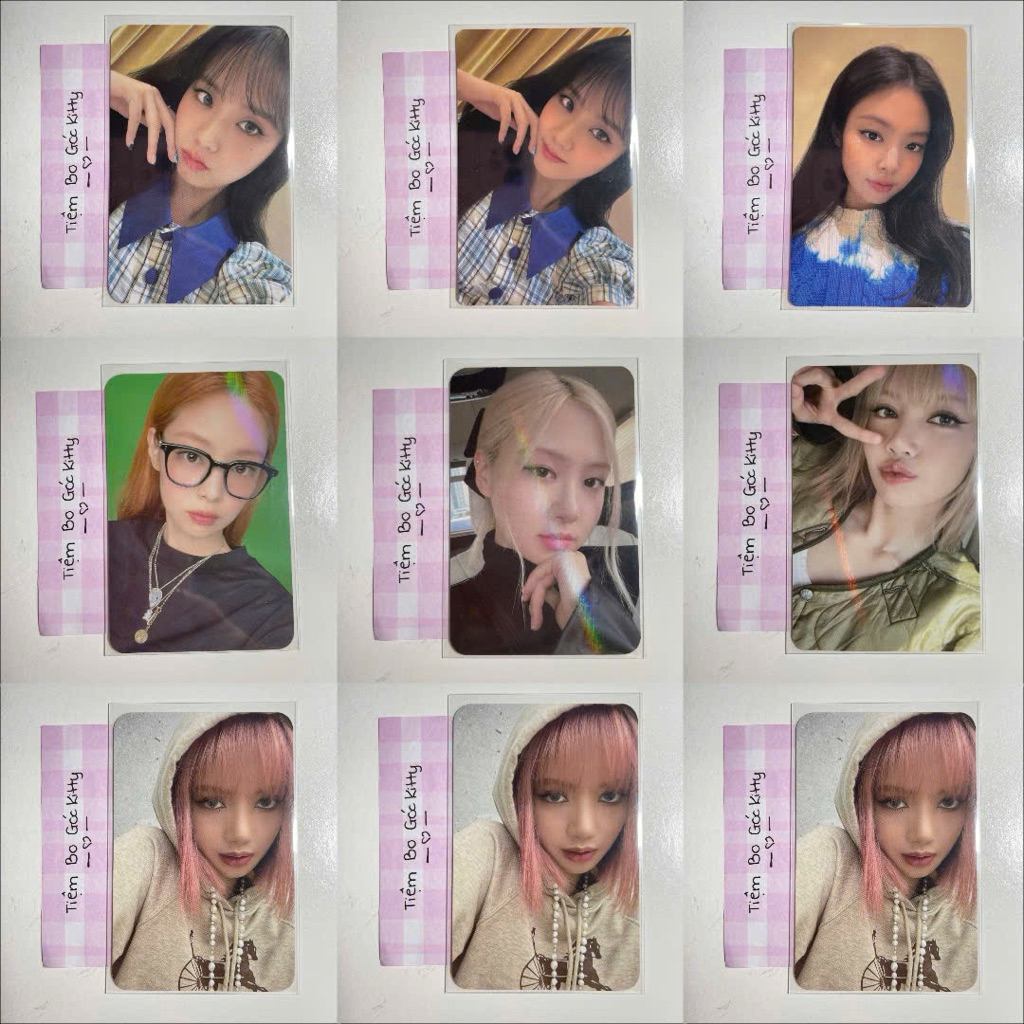 [CHÍNH HÃNG] CARD BO GÓC BLACKPINK Membership OFFICIAL | Shopee Việt Nam