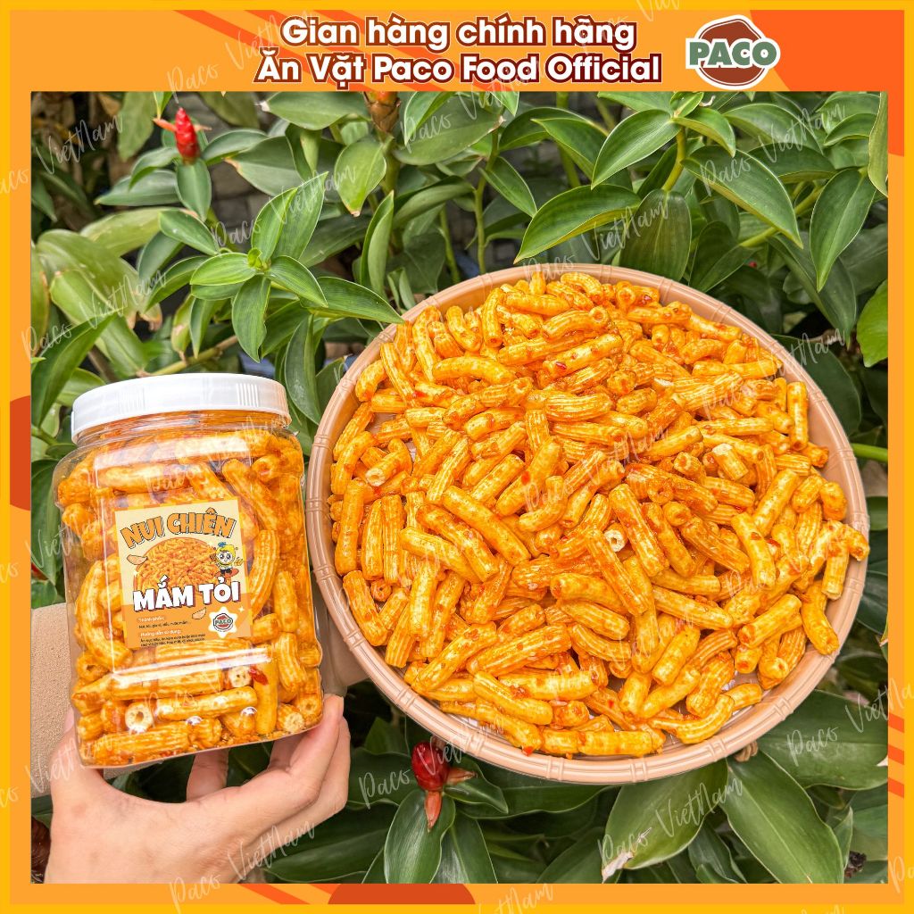 [MÓN MỚI HOT] nui chiên mắm tỏi phi snack ăn vặt Paco Food chuẩn vị ...