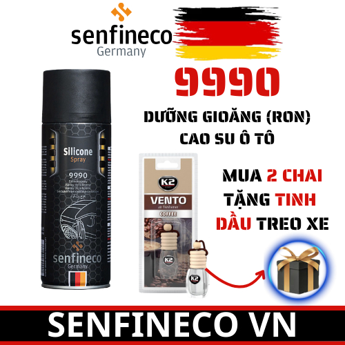 Xịt Dưỡng Cao Su Gioăng Cửa Ô Tô SENFINECO 9990 nhập khẩu ĐỨC -Dưỡng ...