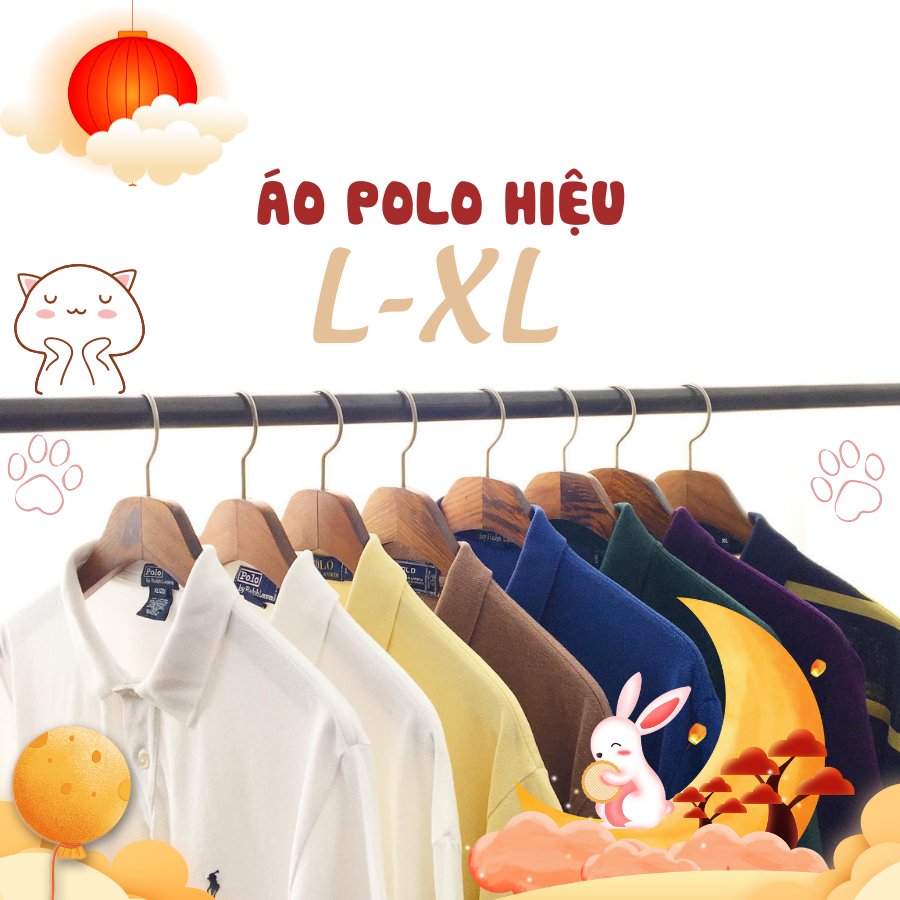 [𝐅𝐑𝐄𝐄 𝐒𝐇𝐈𝐏 ] [SIZE L-XL] Áo Polo hiệu xịn xò- secondhand (2hand) - - casual, vintage, công sở ...