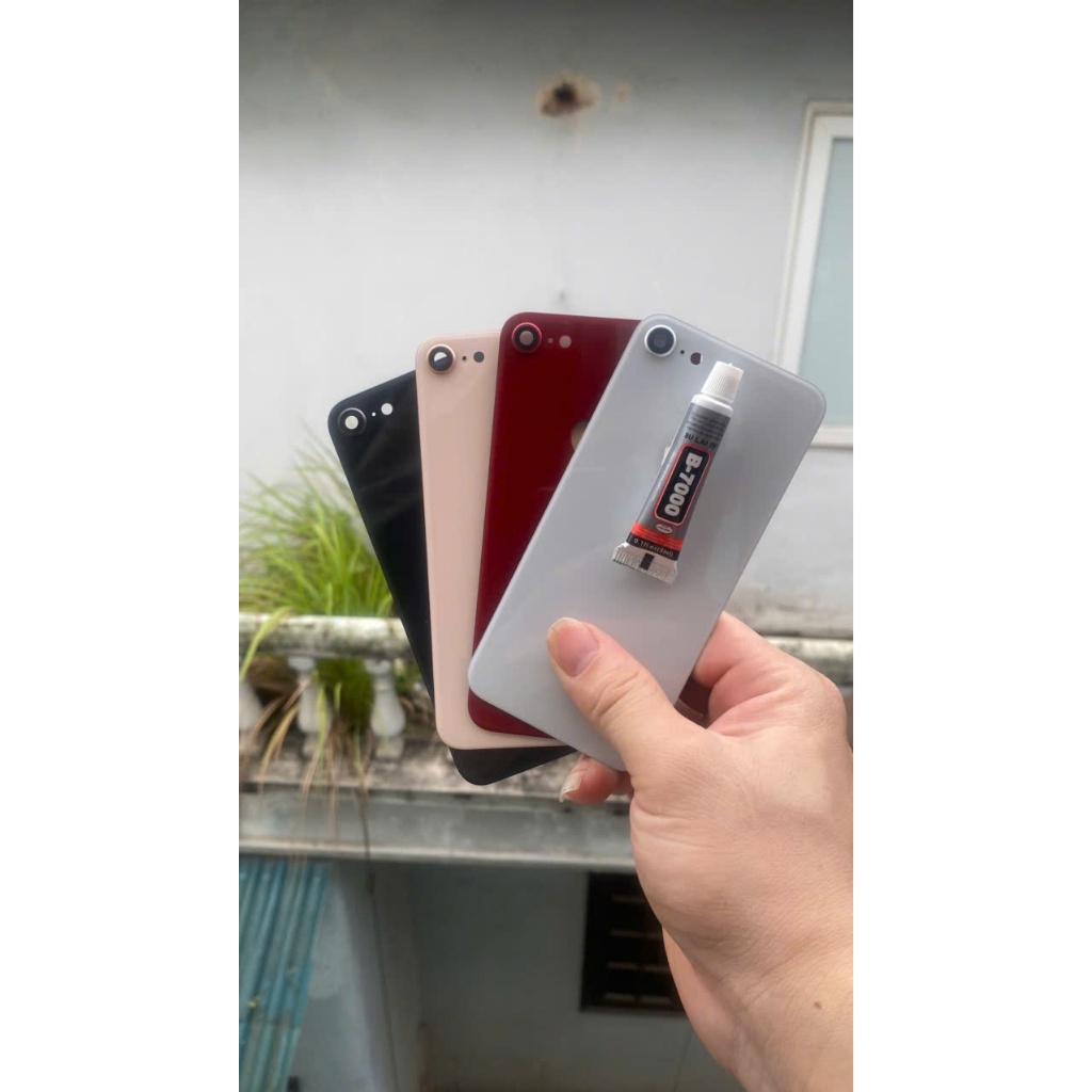 Nắp Lưng(Kính Lưng) Điện Thoại Dành Cho IP 8 8plus X XS XR XS Max LỖ TO tặng keo dán | Shopee ...