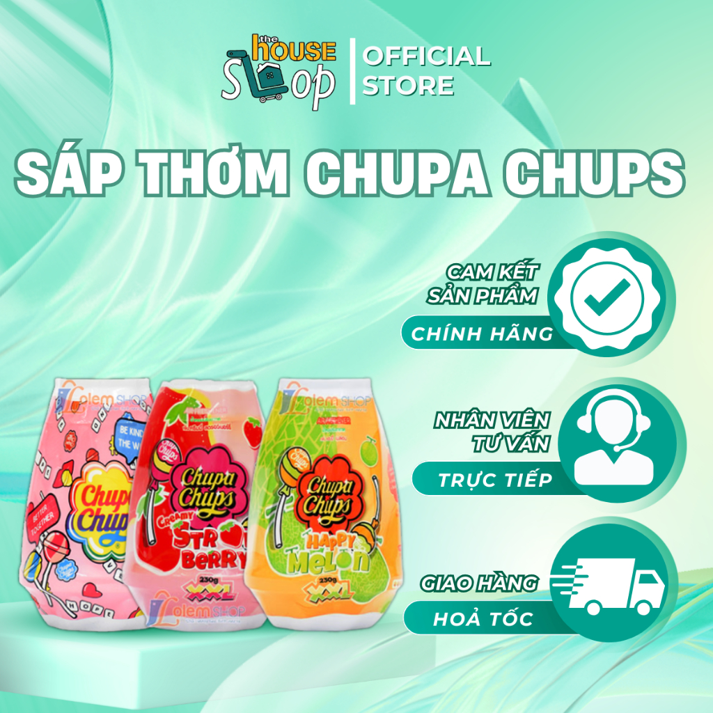 Sáp Thơm Phòng Soap Chupa Chups Gel Air Freshener Thái Lan | Shopee ...