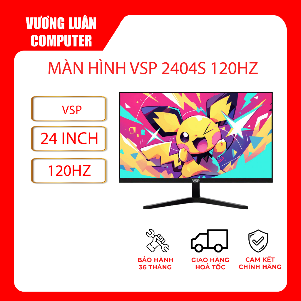 Màn hình VSP 2404S (23.8 inch/FHD/IPS/120Hz/1ms) - Chính hãng bảo hành ...