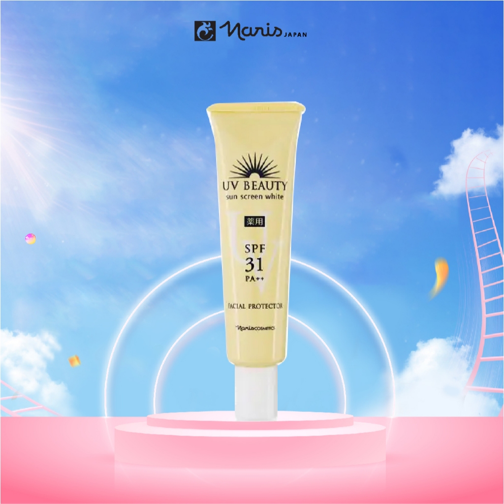 Sữa chống nắng nâng tông Naris UV Beauty Sun Screen White Facial ...
