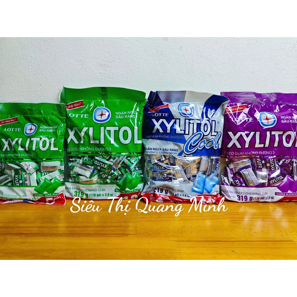 Gói Kẹo Cao Su Sing Gum Xylitol Lotte Không Đường 159,9g - 319g ...