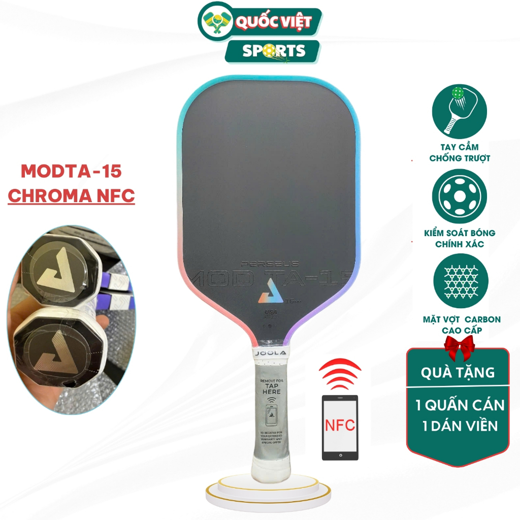 Vợt pickleball siêu cấp QUỐC VIỆT SPORTS Joola Mod TA-15 Chroma NFC ...