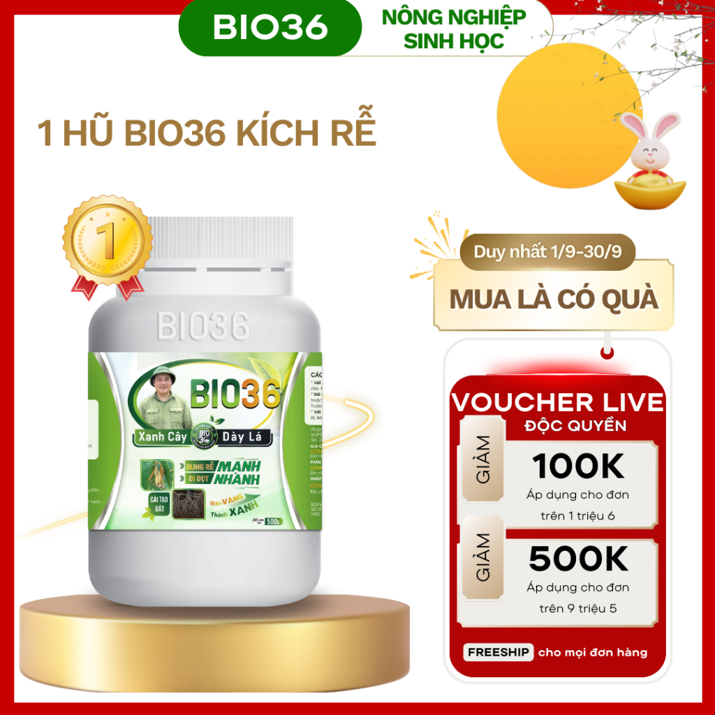 [Gian Hàng Chính Hãng Bio36] Bio 36 Siêu Kích Rễ - Bung Rễ Mạnh Đi Đọt ...