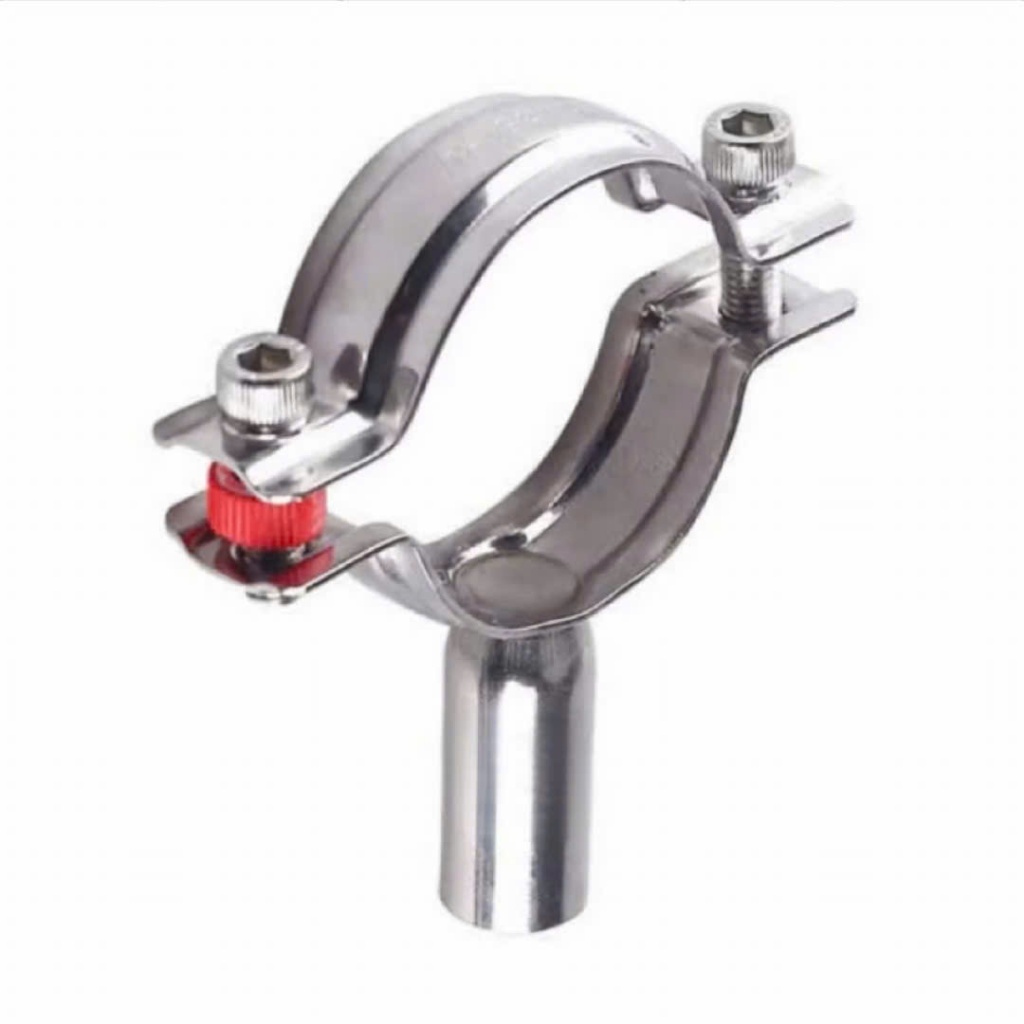 cùm treo ống inox vi sinh, giá đỡ ống inox, kẹp đỡ ống vi sinh, cùm ...