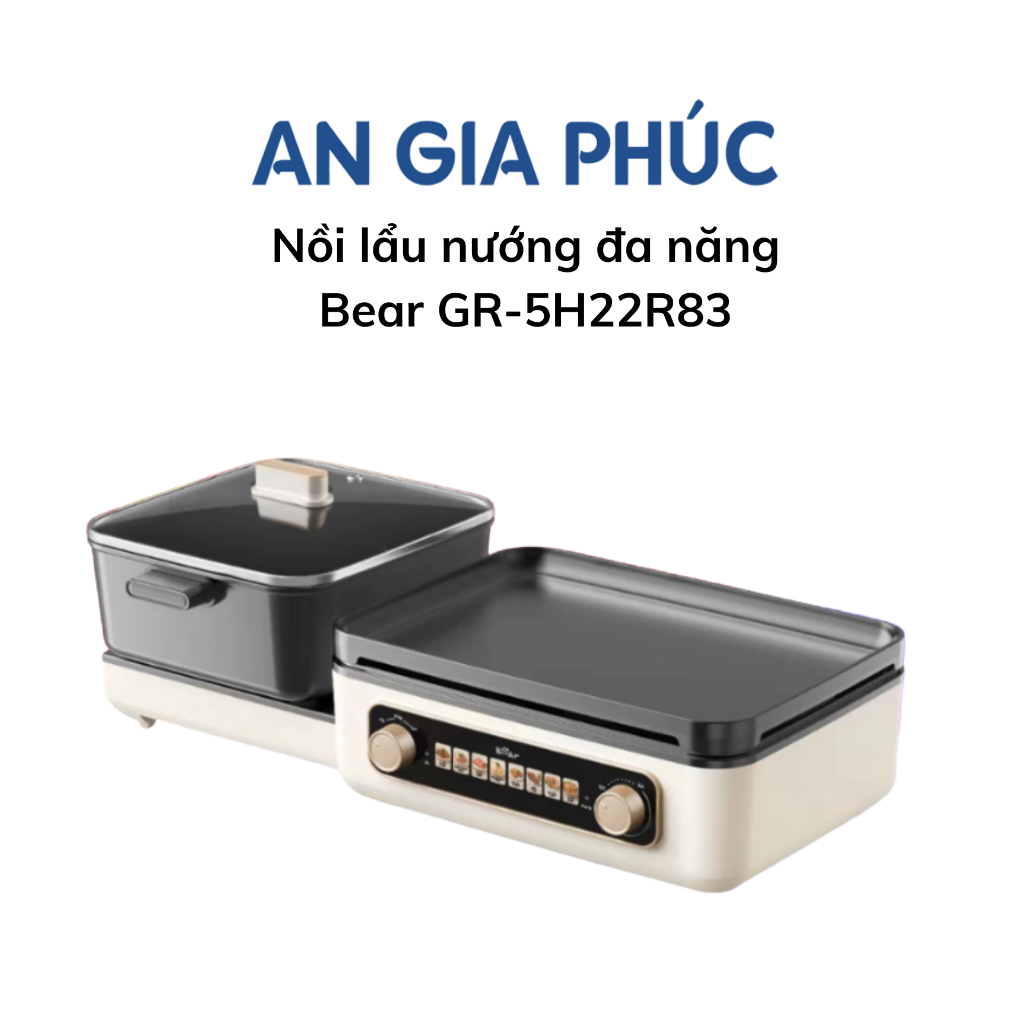 Nồi lẩu nướng đa năng Bear GR-5H22R83 - An Gia Phúc | Shopee Việt Nam