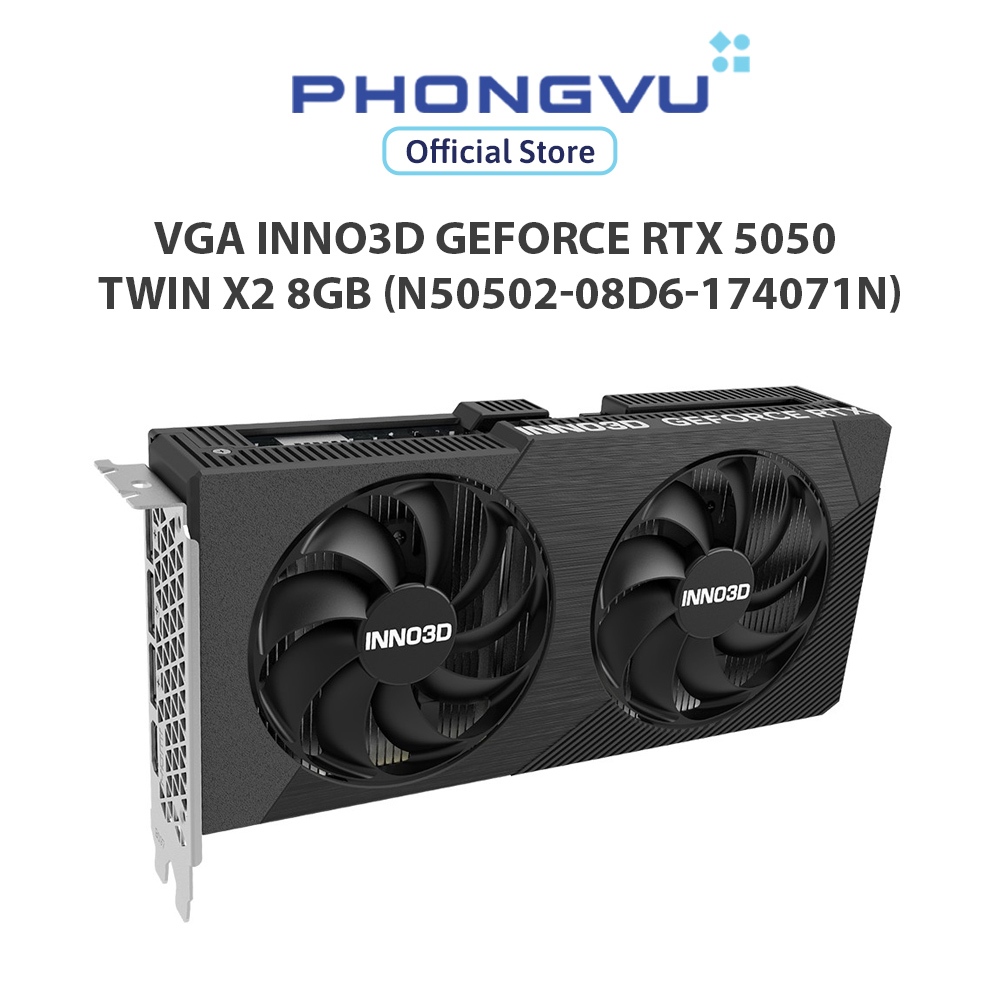 Card màn hình Inno3d GEFORCE RTX 5050 TWIN X2 8GB 8GB GDDR6 (N50502 ...