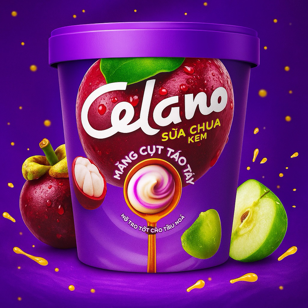 Kem Celano sữa chua măng cụt táo tây 460ml | Shopee Việt Nam