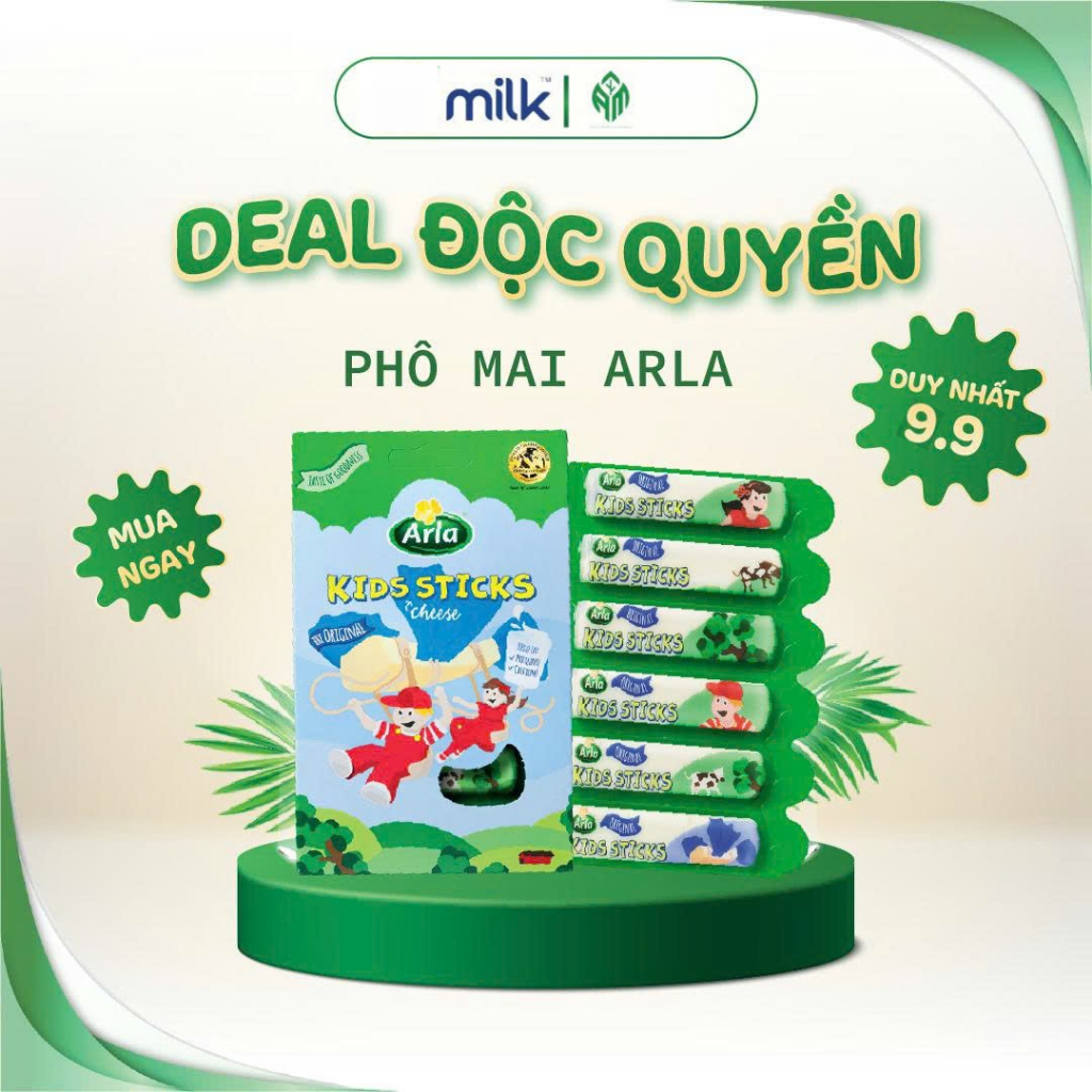 Phô mai Arla Kids Cheese Sticks phomai bổ sung năng lượng nhanh cho bé ...