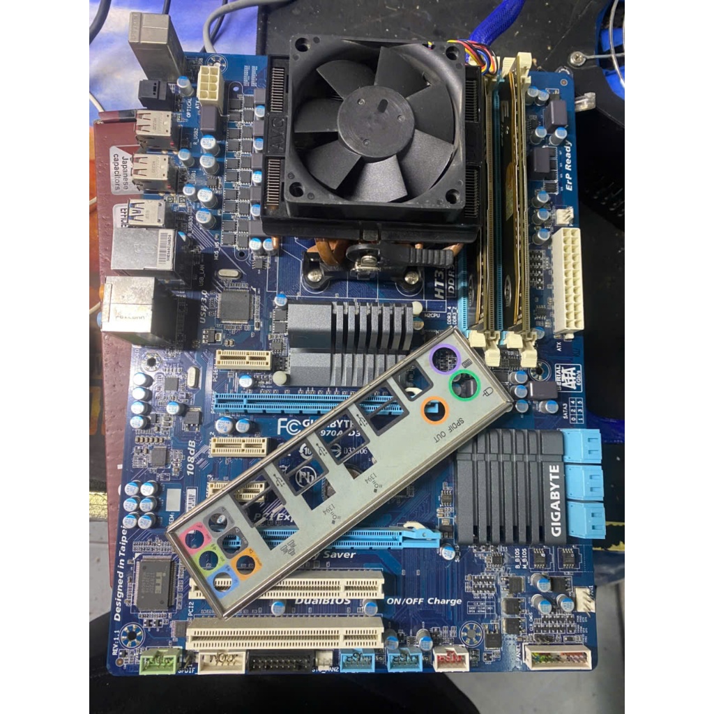 COMBO MAIN GIGABYTE GA-970A-D3 + CPU AMD + RAM 8GB DDR3 | GIẢI PHÁP TỐI ...
