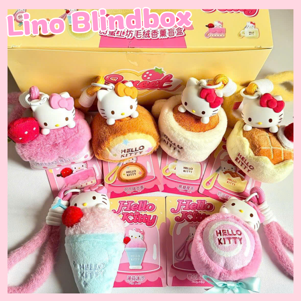 [Có sẵn] Blindbox Móc Khóa Chính Hãng Hello Kitty Candy Cake | Shopee ...