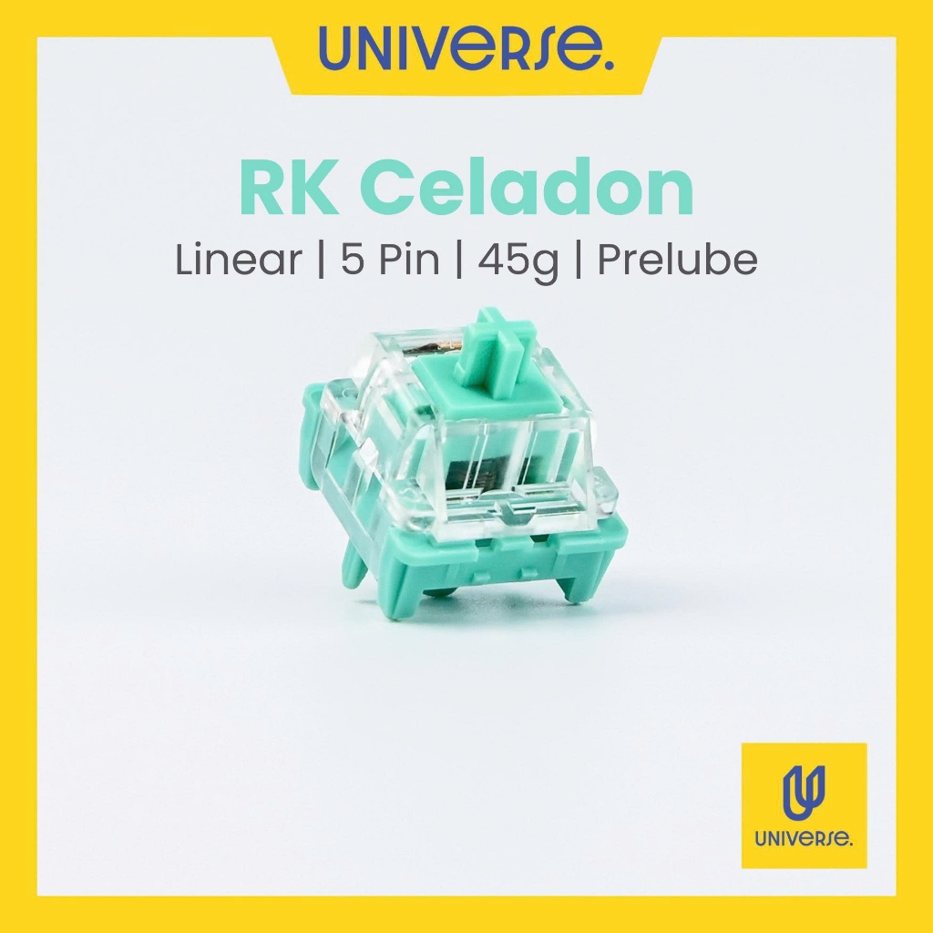 10 Switch RK Sky Cyan Switch Linear 5 Pin 50g Royal Kludge Công Tắt Bàn ...