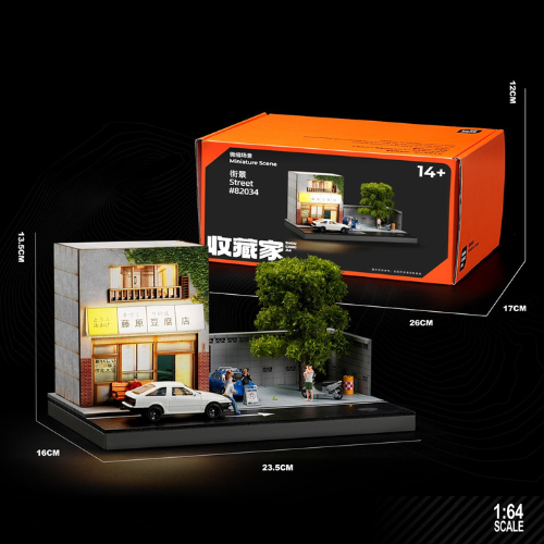 Mô Hình Diorama 1:64 – Nhà Hàng Fuji 2 Tầng - Có Đèn LED - Diorama ...