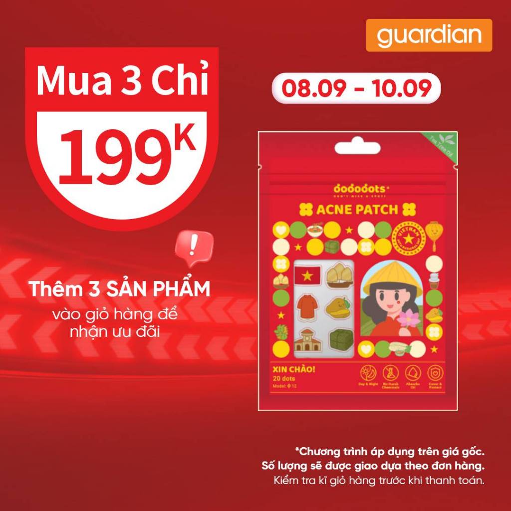 Miếng Dán Mụn Dododots Acne Patch Việt Nam Xin Chào 20 Miếng | Guardian ...