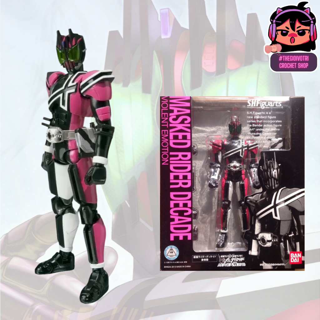 SHF BANDAI (AUTHENTIC) HIGH QUALITY ACTION FIGURE "KAMEN RIDER DECADE ...