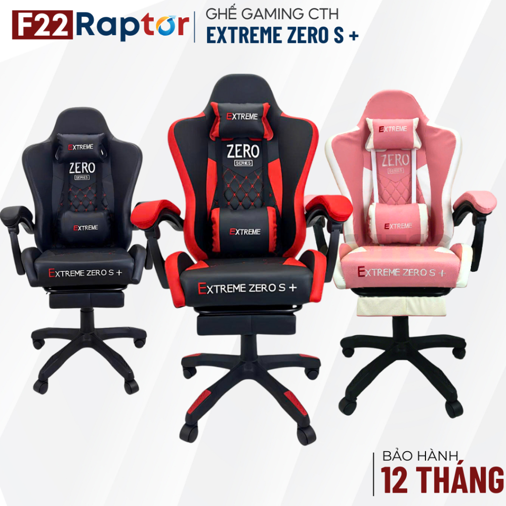 Ghế Gaming Extreme Zero S+, Thiết Kế Công Thái Học Với Chất Liệu Da PU ...