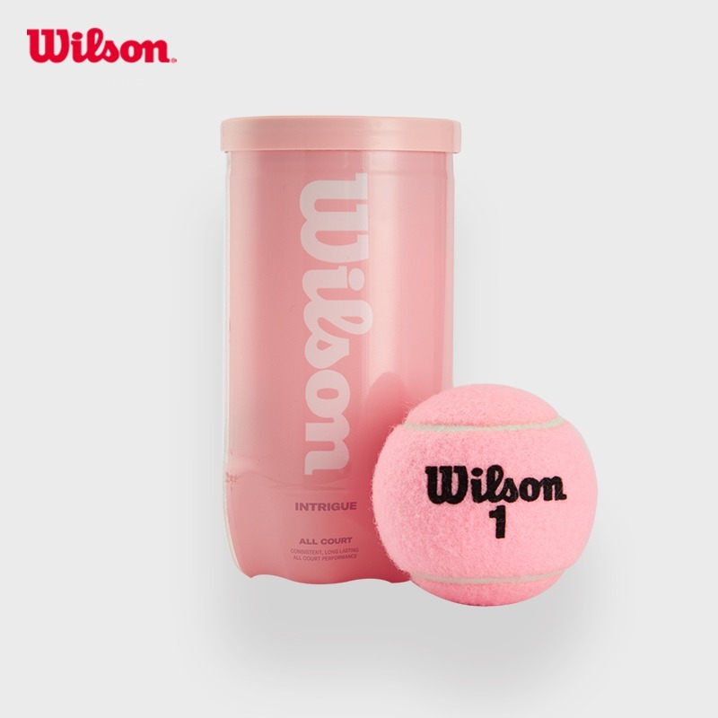 Wilson Intrigue 2 Ball Can Tennis Ball Pink Set 12 Bóng Tennis (6 lon ...
