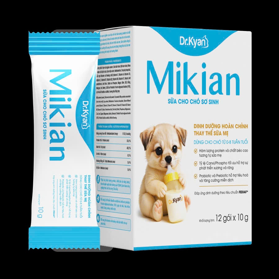 Sữa bột Mikian cho Chó sơ sinh [Hộp 120gr] | Shopee Việt Nam