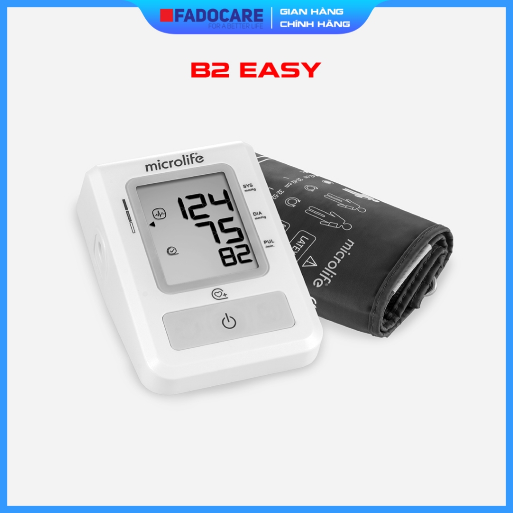 Máy đo huyết áp điện tử Microlife B2 Easy – PAD Thụy Sĩ – Đo chính xác ...