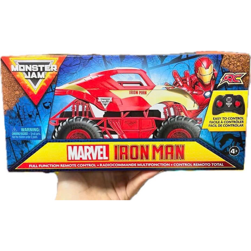 Monster Jam, Marvel Iron Man RC Monster Truck | Shopee Việt Nam