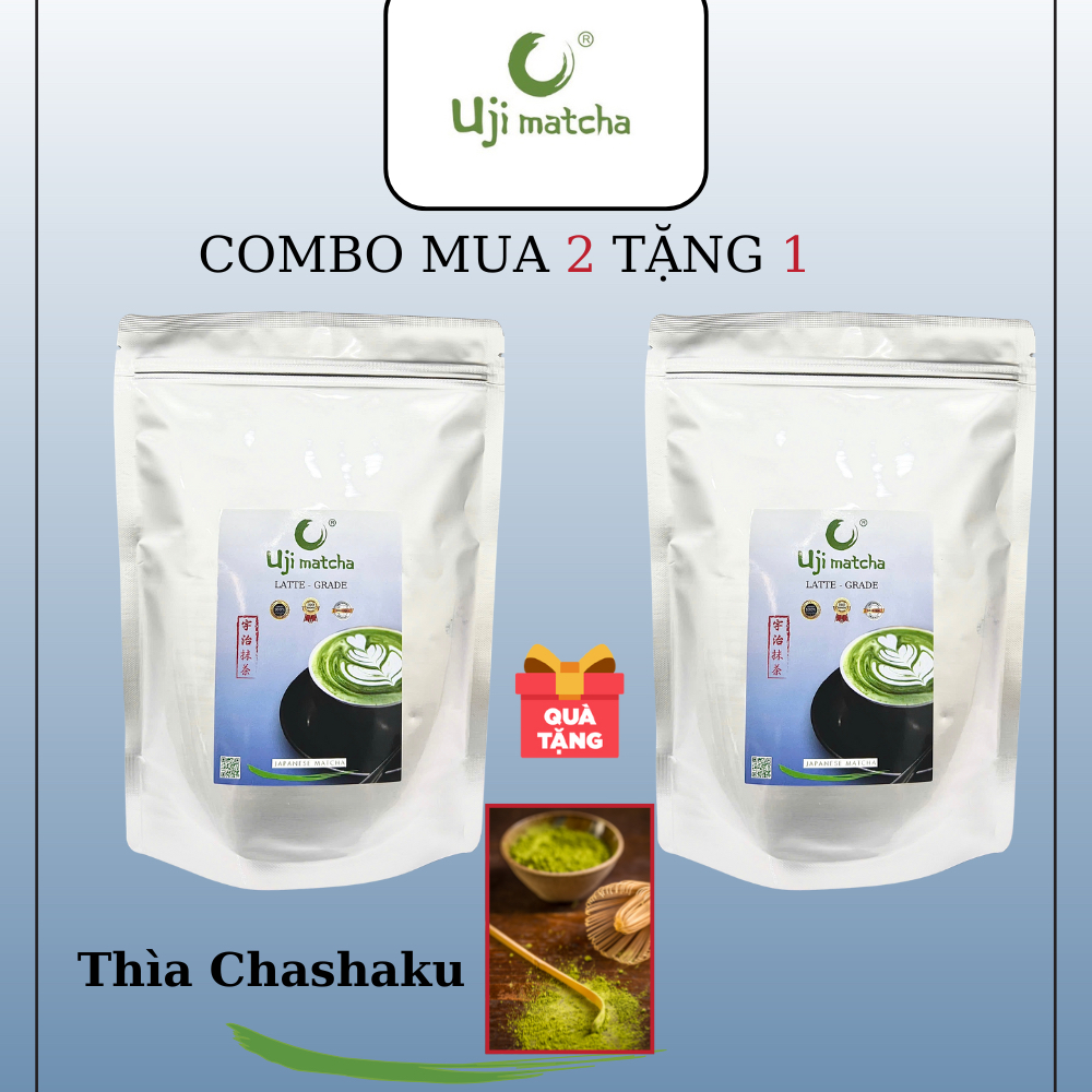 Combo mua 2 gói Matcha LATTE GRADE - 500G | Công Nghệ Nhật Bản | Tặng 1 ...