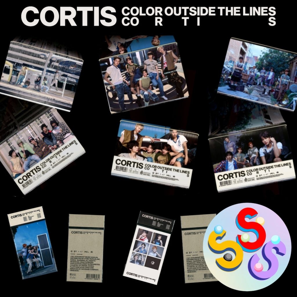 (ĐẶT HÀNG TỪ 18H ĐẾN 6H) Album ảnh [COLOR OUTSIDE THE LINES] - CORTIS chính hãng Hàn Quốc ...