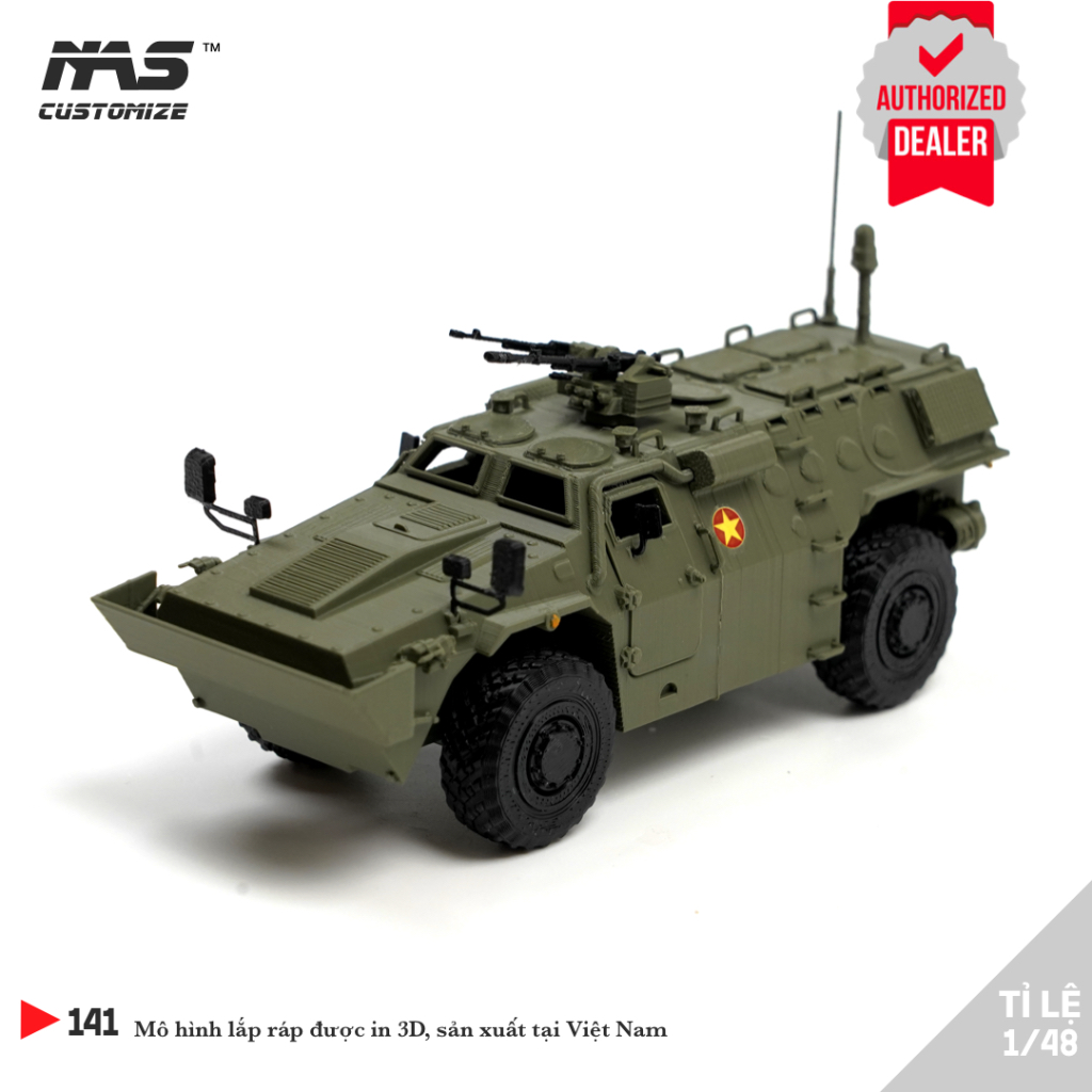 [NAS] Mô hình xe thiết giáp chở quân Việt Nam XTC-02 tỉ lệ 1:48, Mô ...