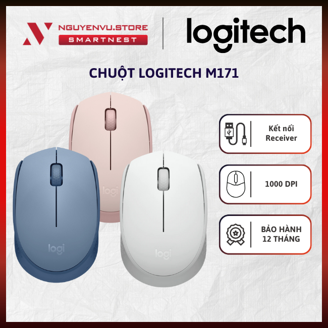 [CHÍNH HÃNG] Chuột Không dây Logitech M171 Bảo Hành 12 Tháng | Shopee ...