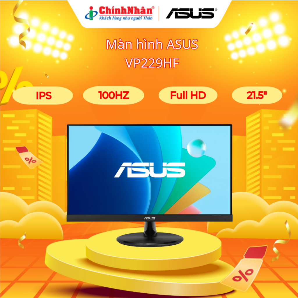 Màn hình Gaming ASUS VP229HF 22 inch – Full HD, chống mỏi mắt | Shopee ...