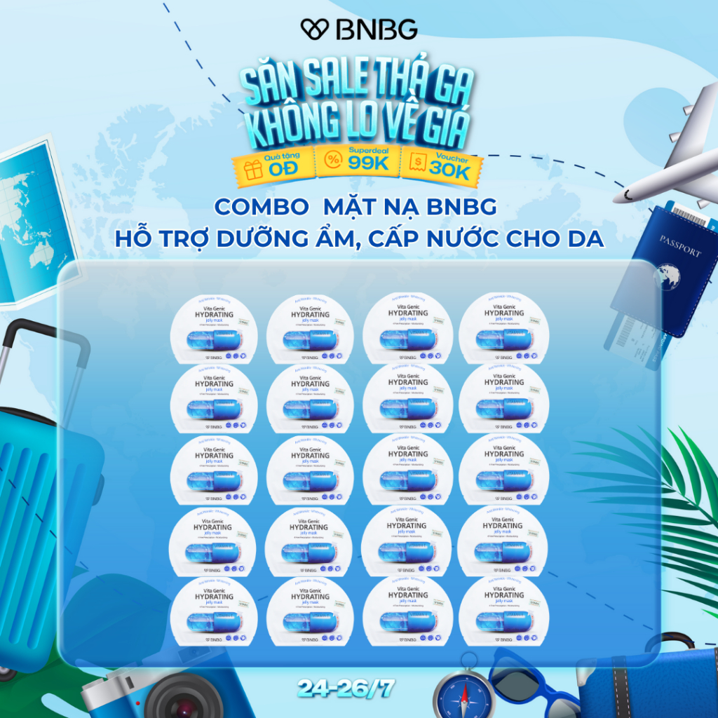 [Võ Hà Linh x BNBG] COMBO 20 Mặt Nạ BNBG Hỗ Trợ Dưỡng Ẩm, Cấp Nước BNBG ...