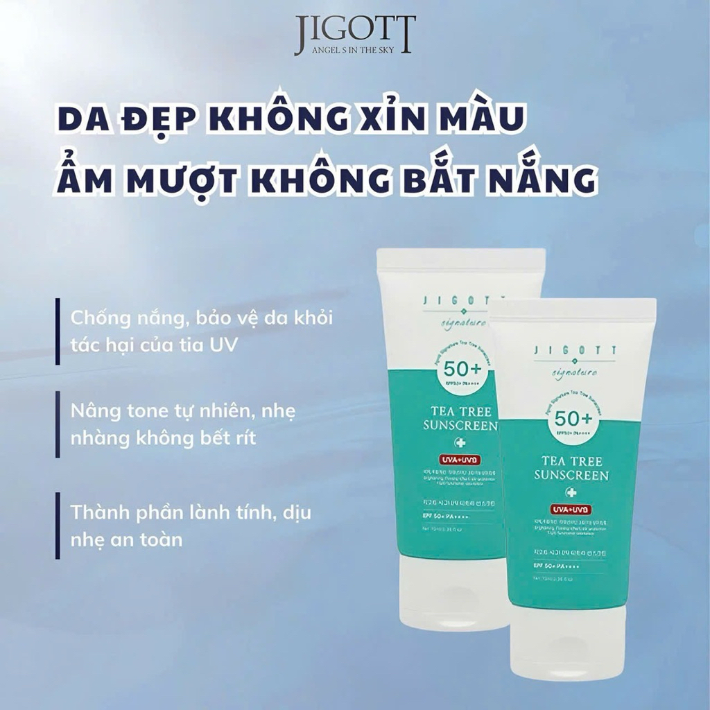 KEM CHỐNG NẮNG 𝐉𝐢𝐠𝐨𝐭𝐭 𝐒𝐢𝐠𝐧𝐚𝐭𝐮𝐫𝐞 𝐓𝐞𝐚 𝐓𝐫𝐞𝐞 𝐒𝐮𝐧𝐬𝐜𝐫𝐞𝐞𝐧 | Shopee Việt Nam