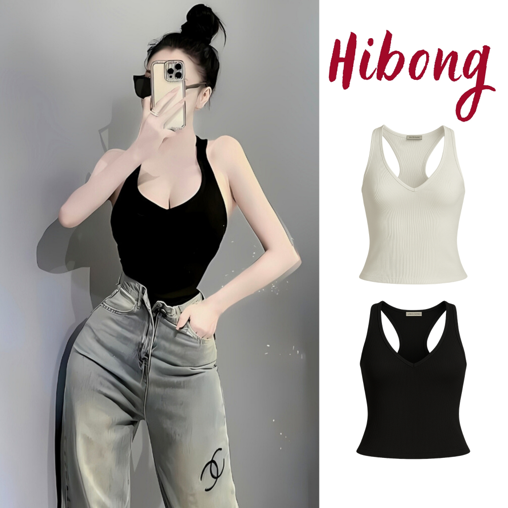 Áo BA LỖ CỔ TIM DÁNG DÀI Nữ DD04, Áo Babytee Kiểu Trơn Hở Lưng Chất Thun Gân - HIBONG | Shopee ...