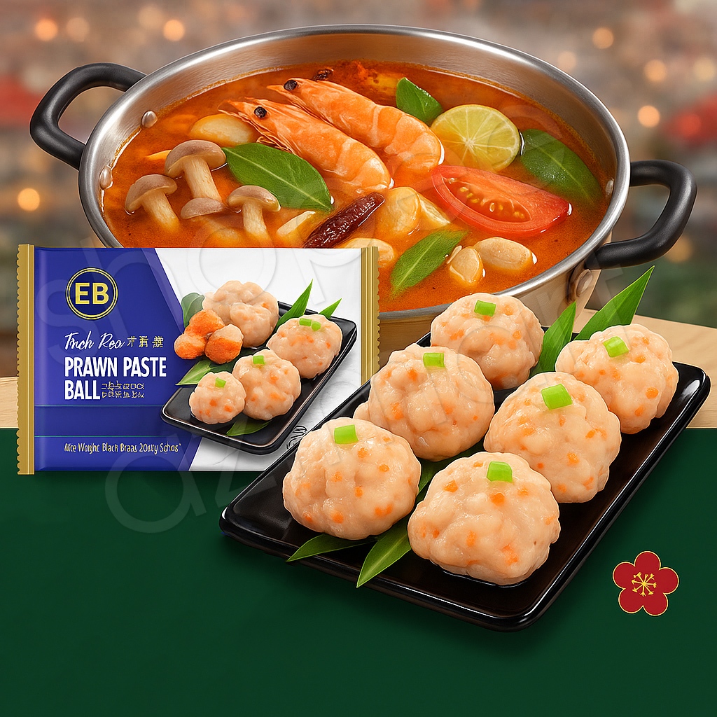 EB Tôm Viên Trứng Cá Malaysia Fish Roe Prawn Paste Ball Thả Lẩu ...