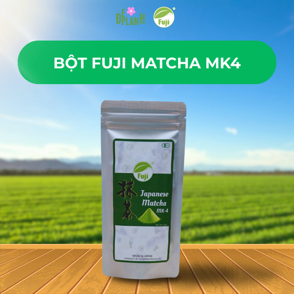 [Gói 100gr] Bột Matcha MK4 Nhật Bản – Chính Hãng Fuji | Màu Đẹp – Thơm Vị Đậu – Đậm Umami ...