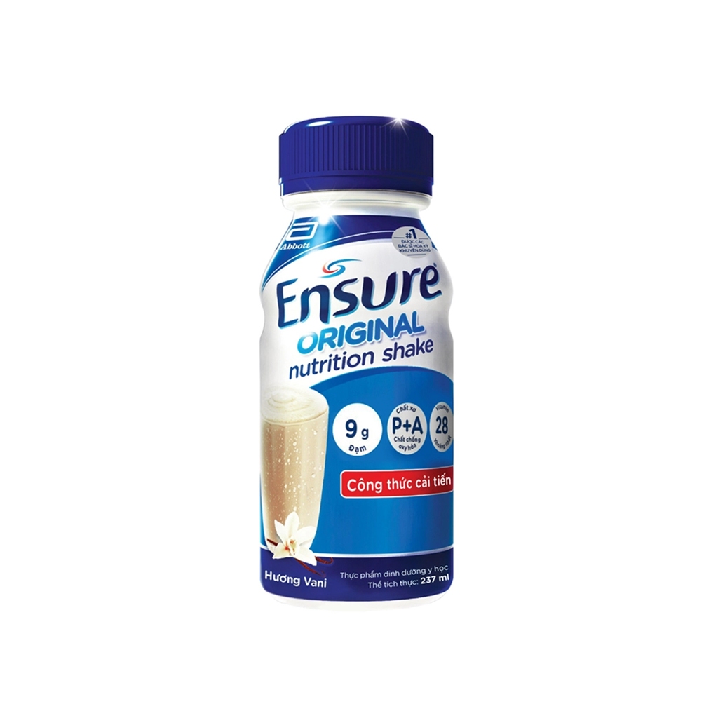 Sữa Ensure Original hương vani chai 237ml | Shopee Việt Nam